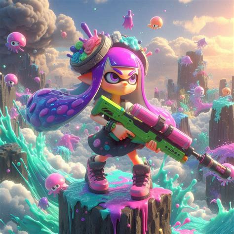 Splatoon Girl By Cloudmaster316 On Deviantart Splatoon Girl By Cloudmaster316 On Deviantart