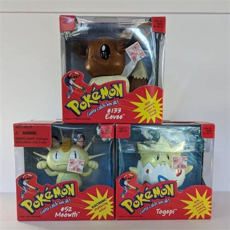 Pokemon Toys Eevee Togepi And Meowth 999 Pokemon Poshmark