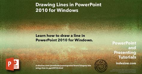 Drawing Lines In PowerPoint 2010 For Windows