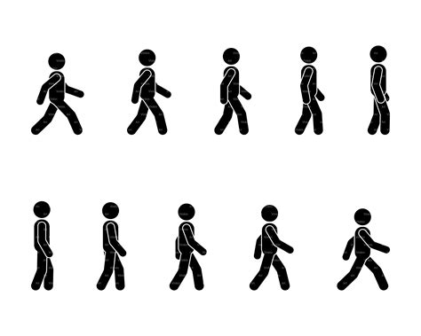 How To Draw A Walking Stick Figure At Johnny Duffy Blog