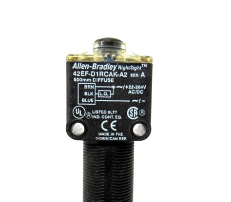 New Allen Bradley 42ef D1rcak A2 Diffuse Sensor Sera 42efd1rcaka2 Sb