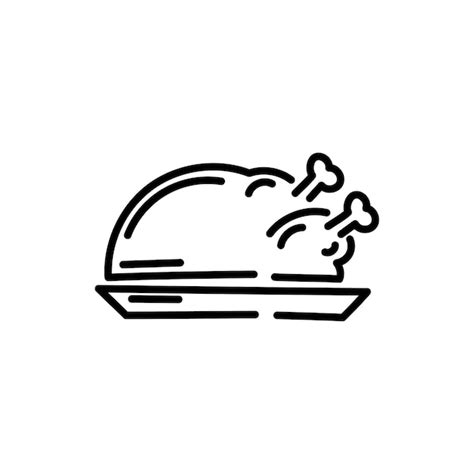 Premium Vector Meal Linear Icon Meal Concept Stroke Symbol Design Thin Graphic Elements Vector