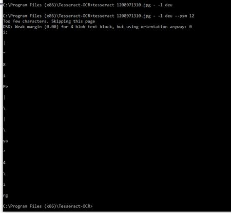 tesseract returns invalid characters for images with lack of text for psm 12 · issue 3843