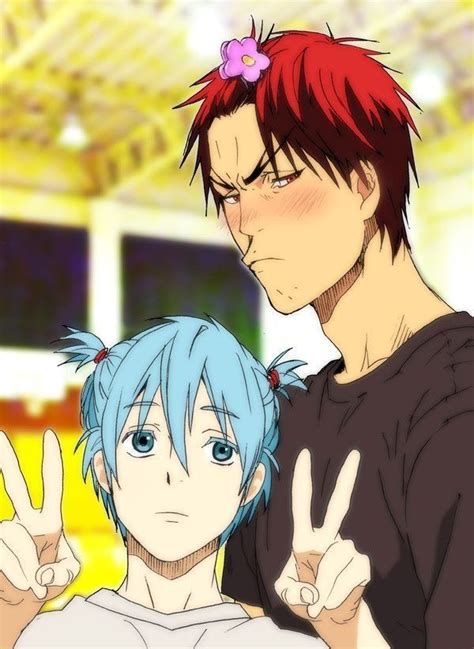 Kagami Taiga X Kuroko Tetsuya Баскетбол куроко Баскетбол Милые рисунки