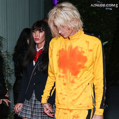 Megan Fox And Mgk Slay At Casamigos Halloween Party Aznude