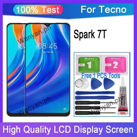 Original Tecno Spark 7T KF6p LCD Display Touch Screen Digitizer Replacement Lazada PH