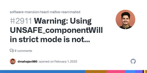 warning using unsafe componentwillmount in strict mode is not recommended and may indicate bugs