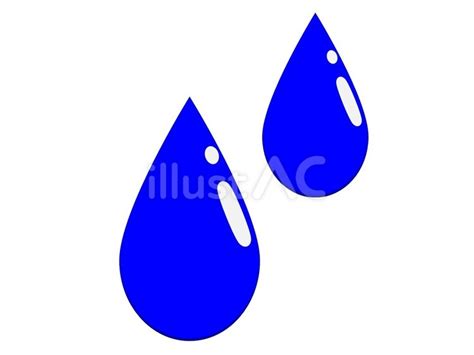 しずく5 青2イラスト No 25206114｜無料イラスト・フリー素材なら「イラストac」