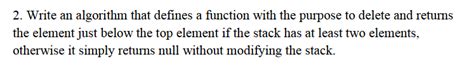 Solved Write An Algorithm That Defines A Function With Chegg Com