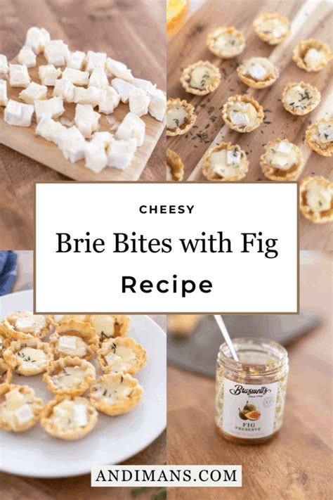 Cheesy Brie And Fig Fillo Bites