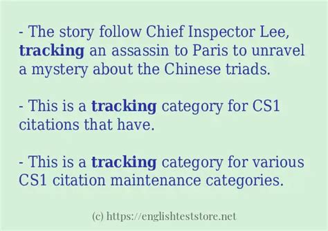 Tracking Some Sentence Examples Englishteststore Blog