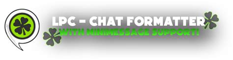 Lpc Minimessage Chat Formatter Minecraft Plugin