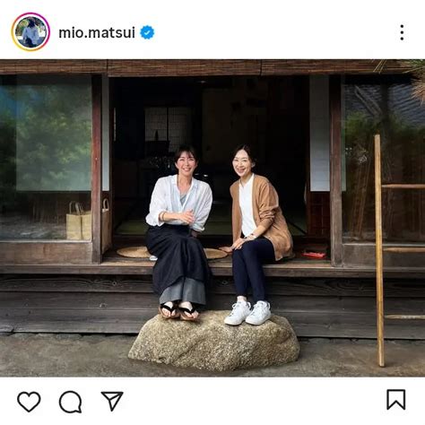 松井美緒公式インスタグラム（＠mio Matsui）から スポニチ Sponichi Annex 芸能