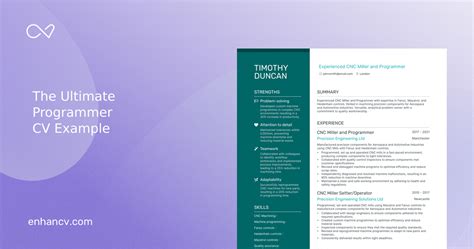 3 programmer cv examples for 2023