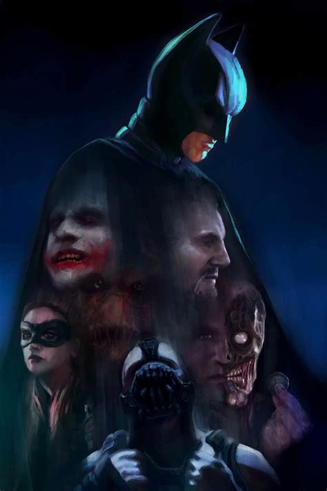 Dark Knight Trilogy Movie Poster