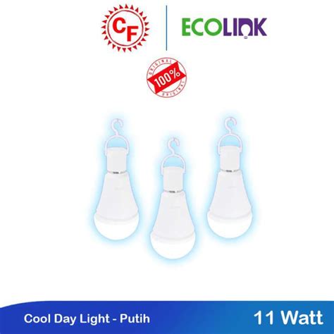 Jual Lampu Led Ecolink 11 Watt Emergency Rechargeable Bulb Bohlam Di