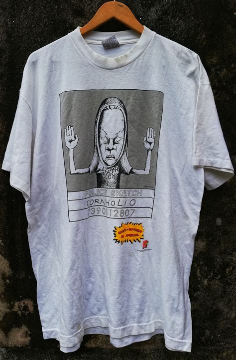 Movie Vintage Beavis And Butthead Cornholio Mugshot Mtv Desantis Grailed