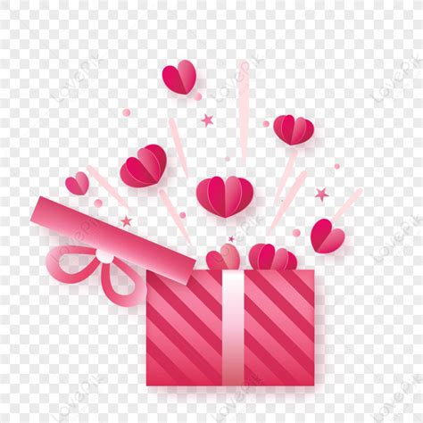 플랫 스타일은 발렌타인 일러스트 데이 사랑 상자를 엽니 다디자인포도 수확 Png 일러스트 무료 다운로드 Lovepik