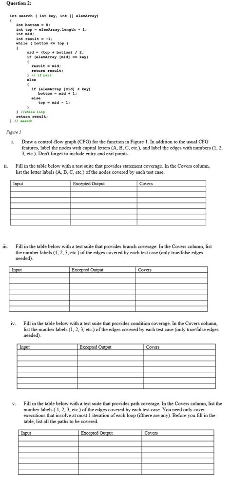Solved Question 2 Int Search Int Key Int Elemarray