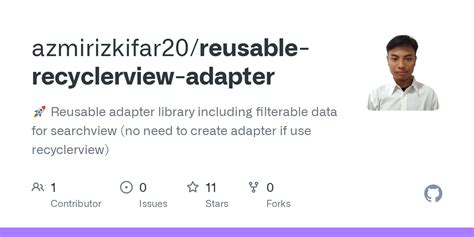 Github Azmirizkifar20reusable Recyclerview Adapter 🚀 Reusable
