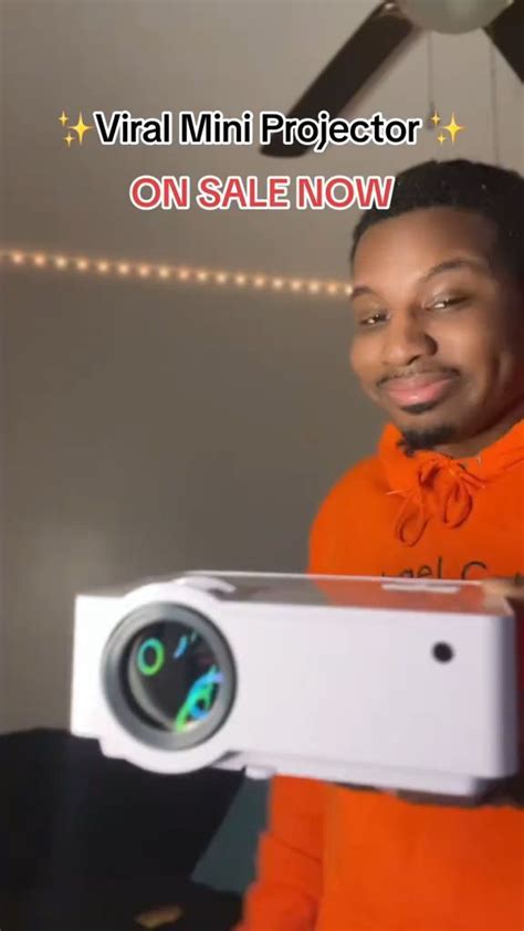 Tmy Mini Projector Upgraded Bluetooth Projector With Screen 1080p