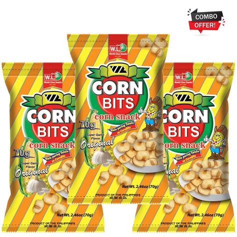 Wl Food Corn Bits Snack Original 70g Combo Offer Sige Mart Uae