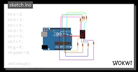 M61led7segment Wokwi Esp32 Stm32 Arduino Simulator