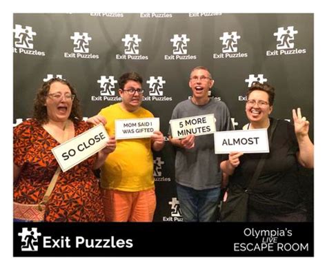 EXIT PUZZLES ESCAPE ROOM Updated April Photos Reviews Th Ave SW Olympia