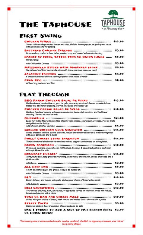 Tap House Bar And Grill