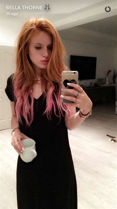 Hair Pink And Bella Thorne Image Underlights Hair Ginger Hair