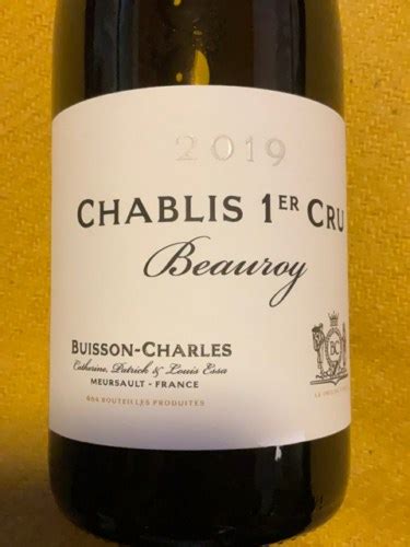 2021 Buisson Charles Chablis 1er Cru Beauroy Vivino Us