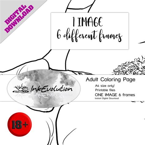 1 Adult Coloring Page Sex Coloring Page Naughty Coloring Page Sexy Nude Couple Sexual Sex