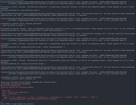Unable To Setup On Mac · Issue 34 · Tree Sittertree Sitter Haskell