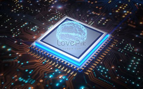 기술 Ai 인공지능 칩 배경 사진 및 창의적인 일러스트 무료 다운로드 Lovepik