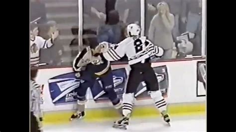 Bob Probert Vs Patrick Cote Rivalry All 6 Rounds Youtube