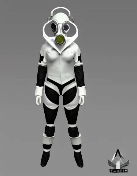Combine Assassin From Half Life Alyx White Bodysuit Stable