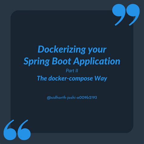sidharth joshi on linkedin springboot microservices dockercompare