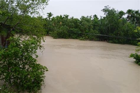 မင်းပြားမြို့နယ်၌ မိုးအဆက်မပြတ်ရွာသွန်းမှုကြောင့် လေးမြို့မြစ်ရေမြင့်တက်ကာ ကျေးရွာအချို့ ရေဝင