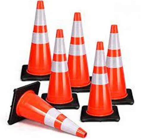 Pvc Traffic Safety Cone At ₹ 250 Road Safety Products In Hyderabad Id 2853420773491