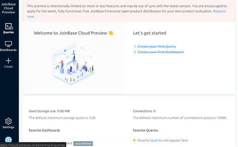 Cloud Preview JoinBase