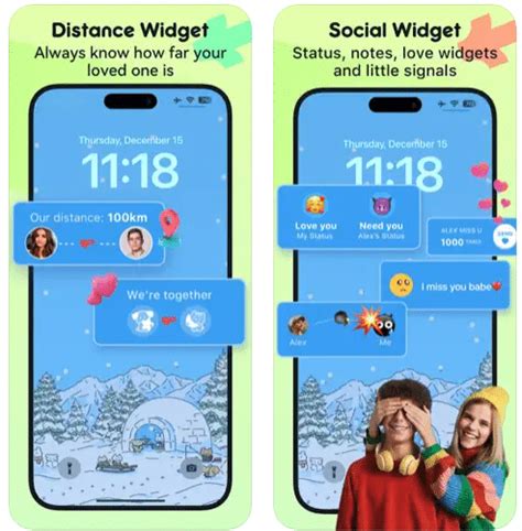 widgetable is the perfect app for long distance friends and couples