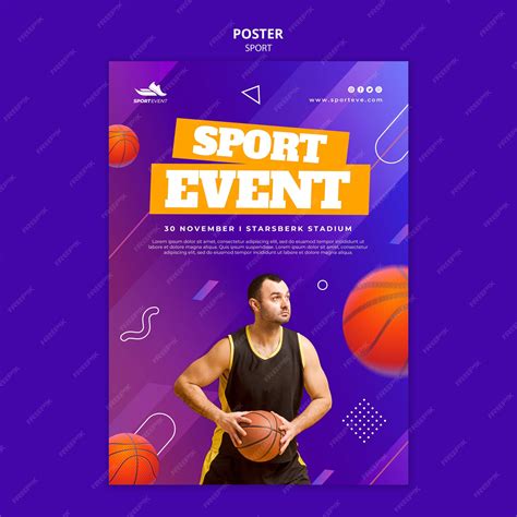 Premium Psd Sport Event Poster Design Template