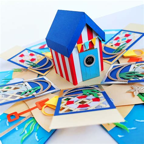 Seaside Exploding Box Svg Fun Diy Card Making Project