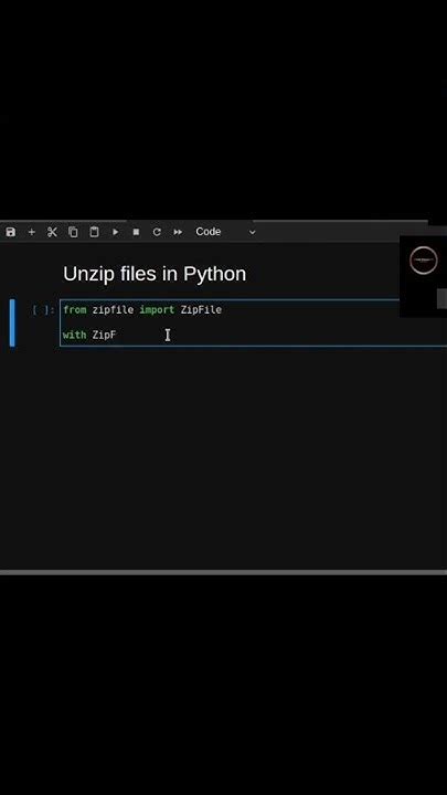 Unzip Files In Python Python Shorts Datascience Freecodecamp Youtube