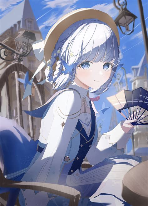 Kamisato Ayaka Genshin Impact Drawn By Namitonami Danbooru