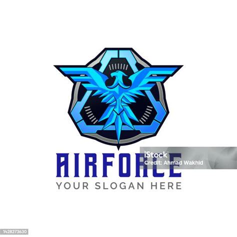 전술 이글 공군 비행 중대 아이콘 디자인 템플릿 벡터 일러스트 레이 션 군사에 대한 스톡 벡터 아트 및 기타 이미지 군사