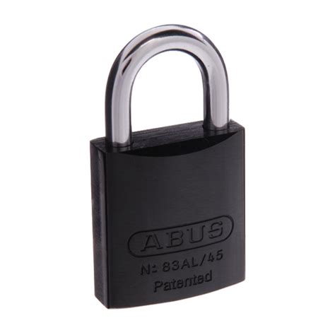 Aluminium Industrial Grade Padlocks Black 45mm Seton Australia