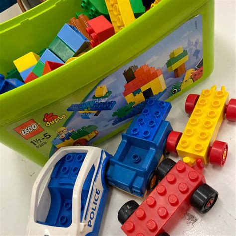 Mixed Tub Of Duplo Blocks