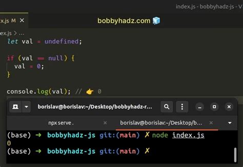 Convert NULL Undefined NaN To Using JavaScript Bobbyhadz