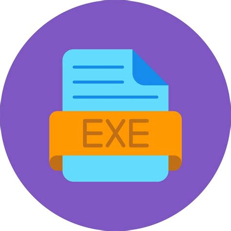 Premium Vector Exe Icon